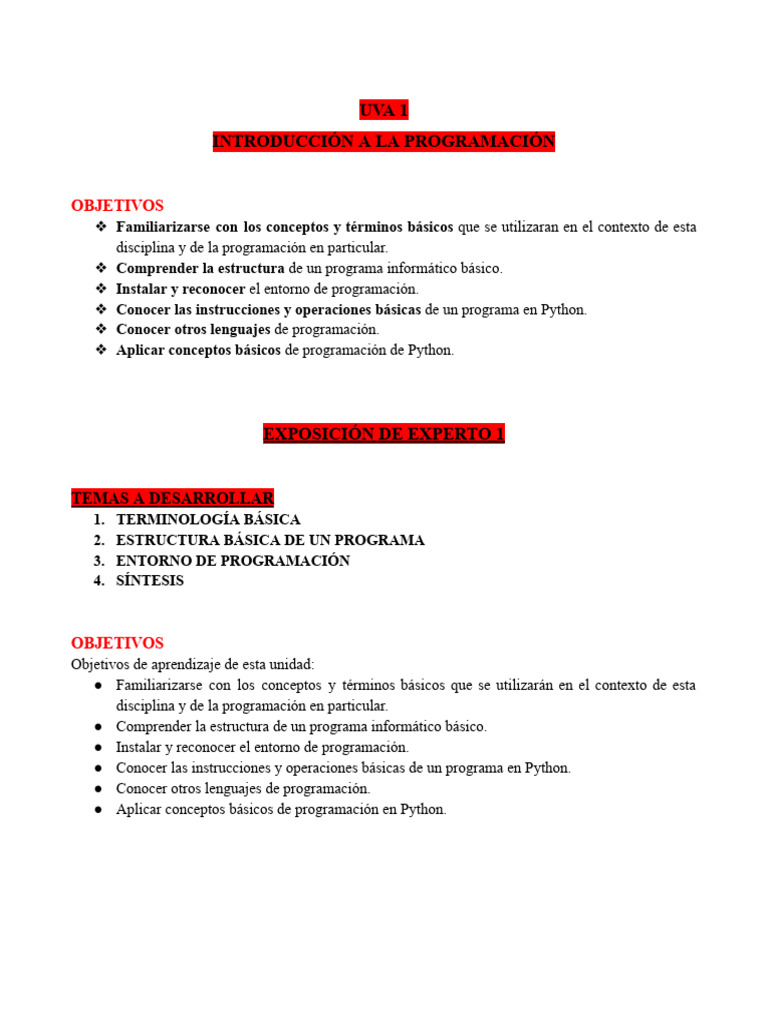 1er Parcial - Python | PDF | Lenguaje de programación | Algoritmos