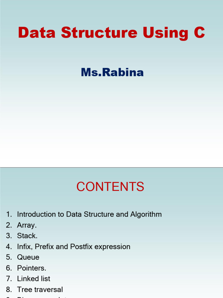 Data Structure Using C R Pdf Queue Abstract Data Type Pointer