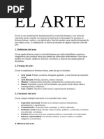 Exploración de las 7 Bellas Artes | PDF | Las artes