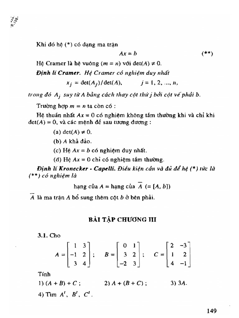 Nguyen Dinh Tri - Linalg Trang 6 | PDF