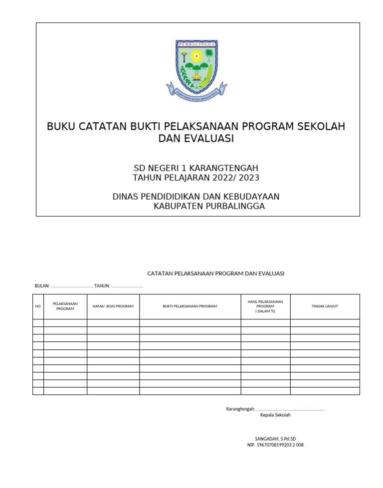 Buku Evaluasi Program | PDF