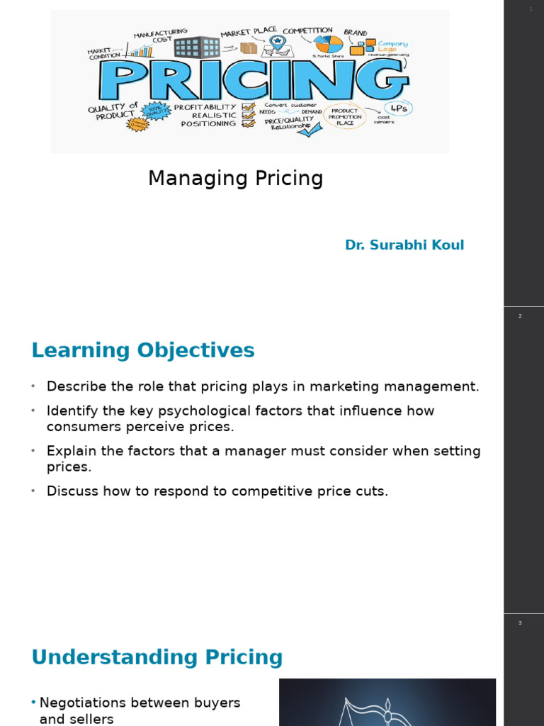 Session 14 Pricing | PDF | Demand | Pricing