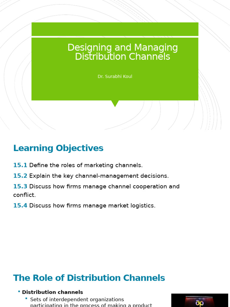 Session 15-16 Distribution Management | PDF | Franchising | Marketing