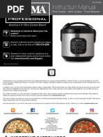 Rice Cooker Manual | PDF | Implied Warranty | Cooking