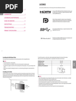 Mi Curved Gaming Monitor 34 User Manual | PDF | Computer Monitor | Hdmi
