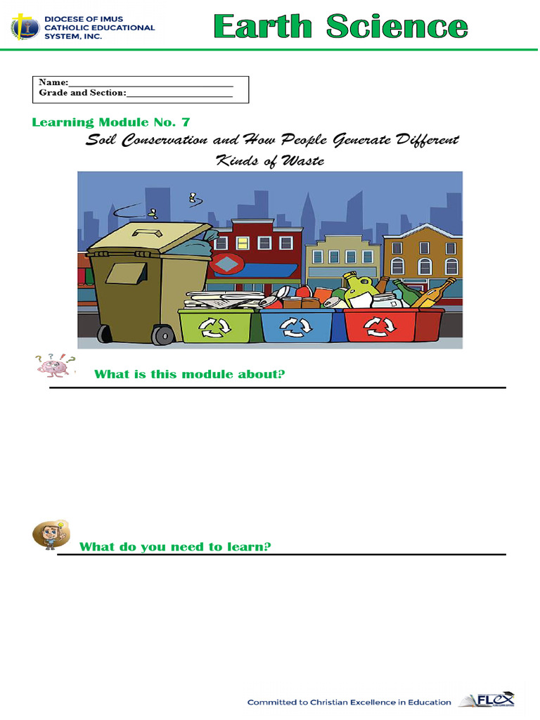 Module 7 - Earth Sciene (Final) | PDF | Waste | Soil