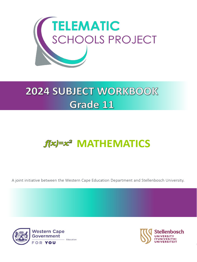 2024 Workbook.mathematics Grade 11-1 | PDF | Circle | Asymptote