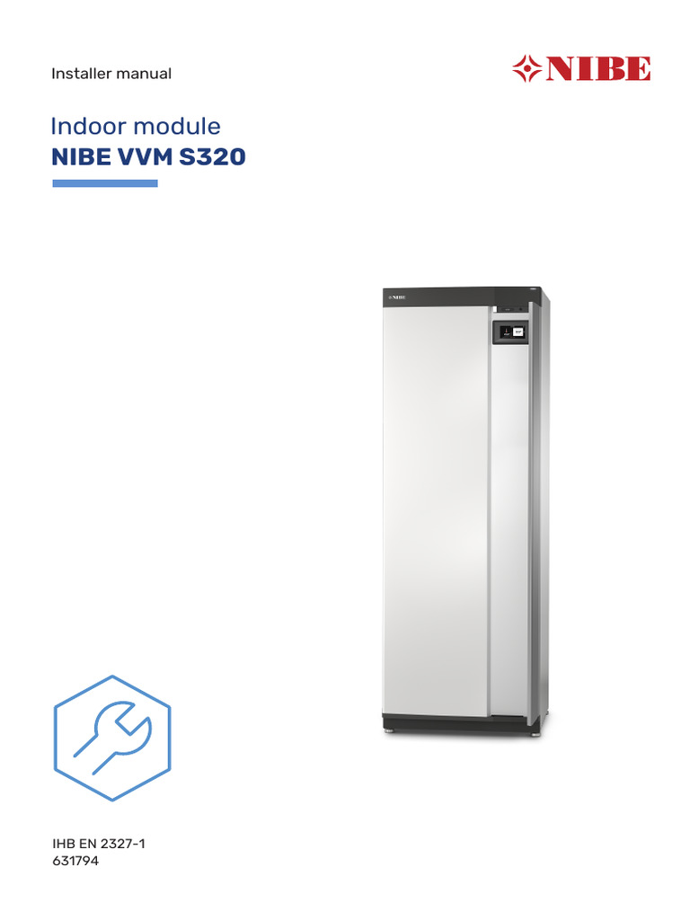 NIBE VVM S320 Installer Manual | PDF | Water Heating | Heat Pump
