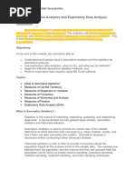 Descriptive Statistics Report Example | PDF | Mean | Skewness