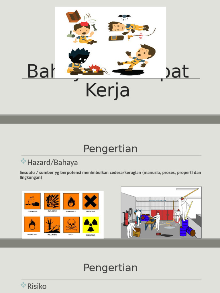 Bahaya Di Tempat Kerja | PDF
