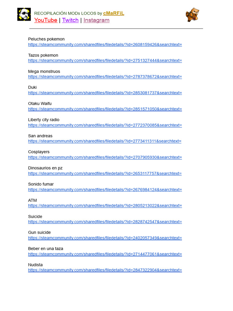 Mods Locos | PDF | Computers | Technology & Engineering