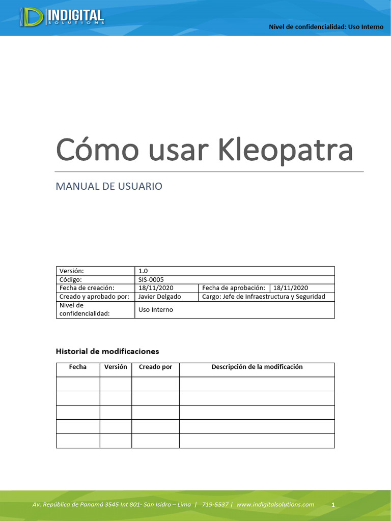 SIS-0005-Manual de Uso de Kleopatra | PDF | Cifrado | Clave (criptografía)