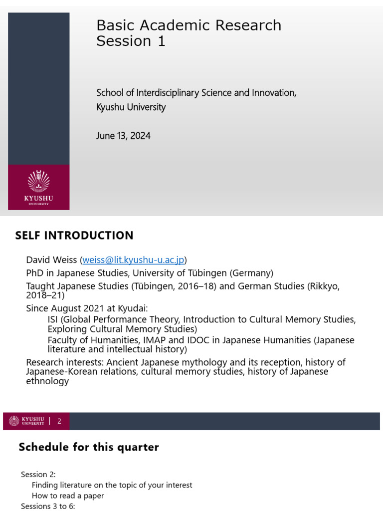 Basic Academic Research Session 1 | PDF | Bibliography | Plagiarism