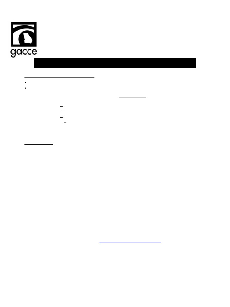 GACCE | PDF
