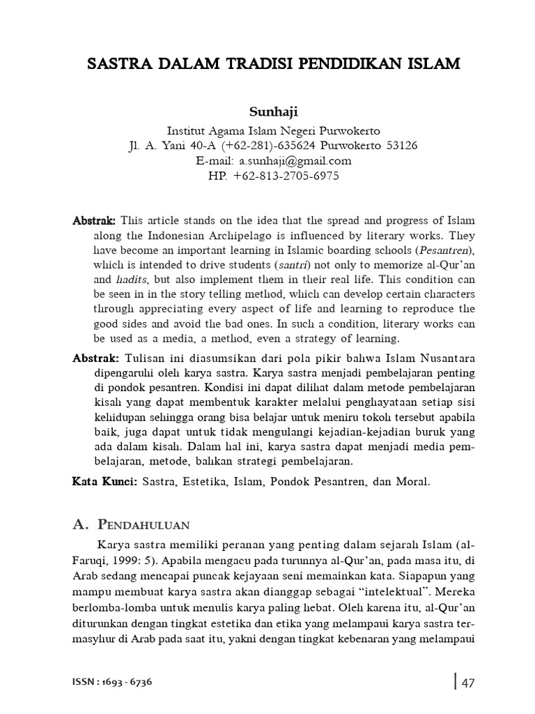 admin,+Journal+manager,+03-sunhaji-sastra-dalam-tradisi-pendidikan-islam | PDF