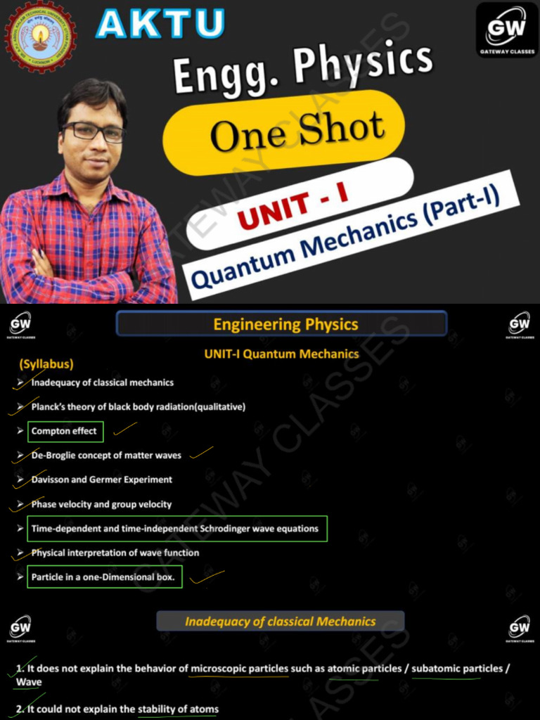 Physics UNIT-1 ONE SHOT Revision (Part-I) Notes | PDF