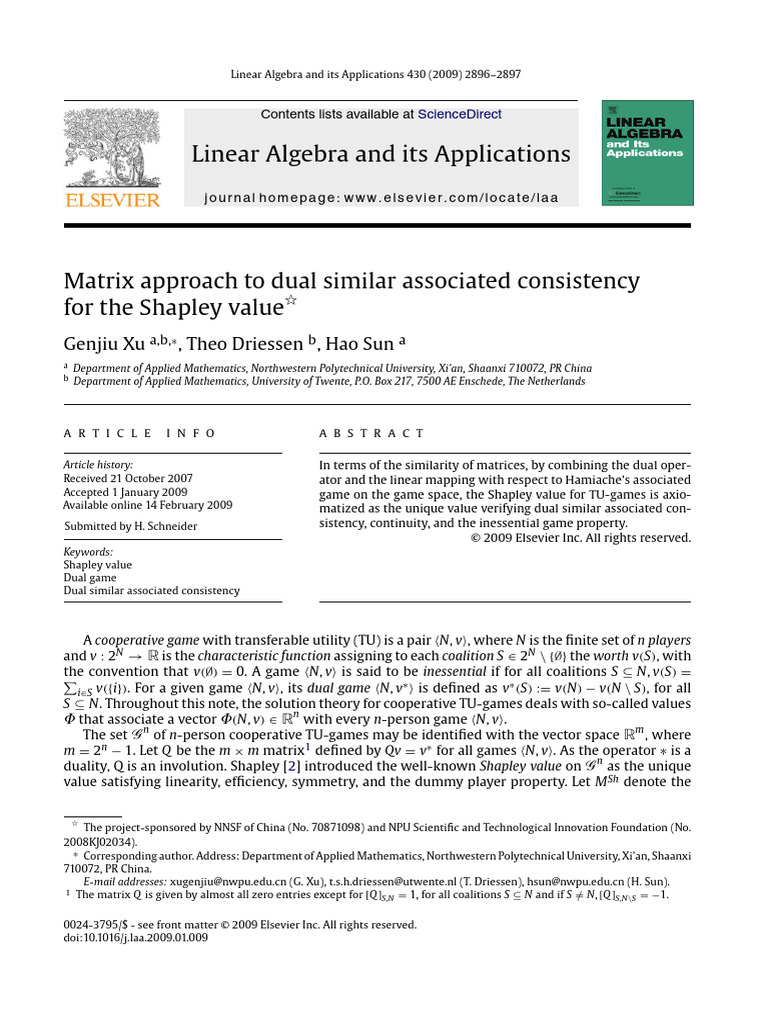 Pendekatan Matriks Untuk Konsistensi Terkait Ganda Yang Serupa Untuk ...