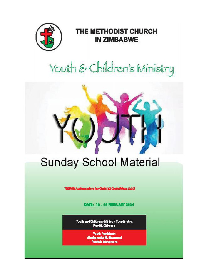 2024 Sunday School Material | PDF | Jesus | Forgiveness