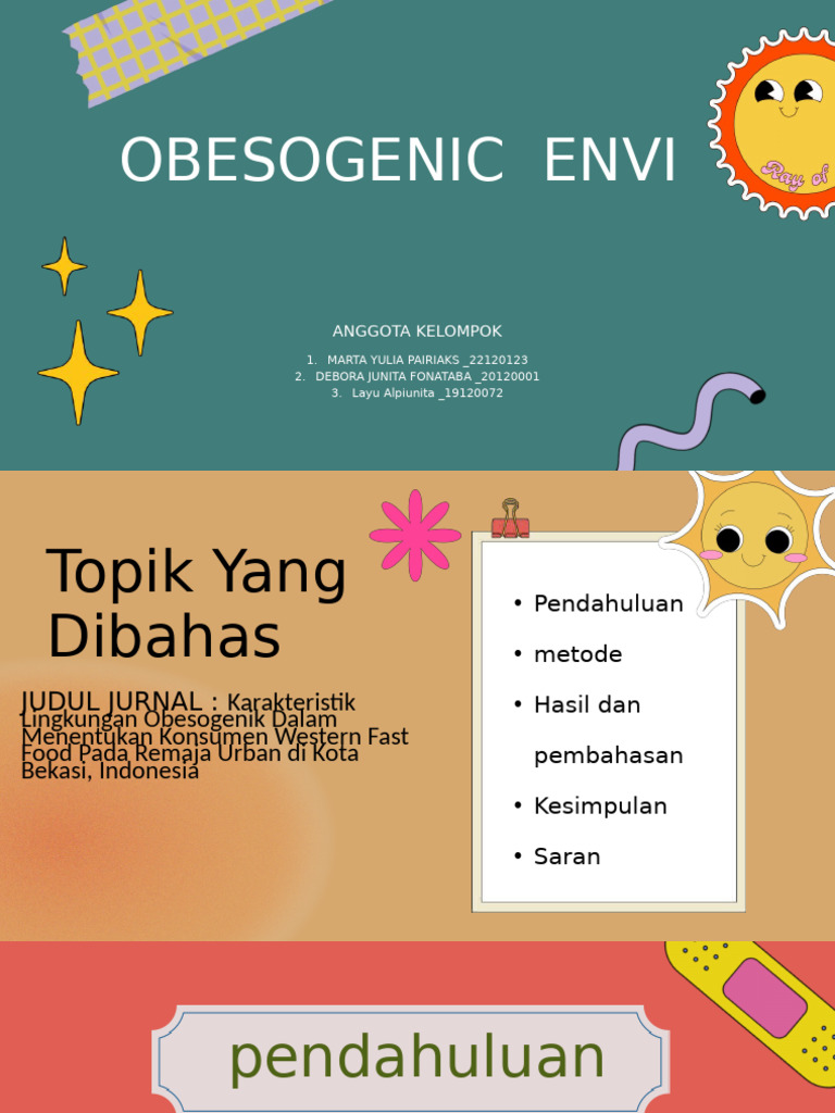 Obesogenic Kel 5 | PDF