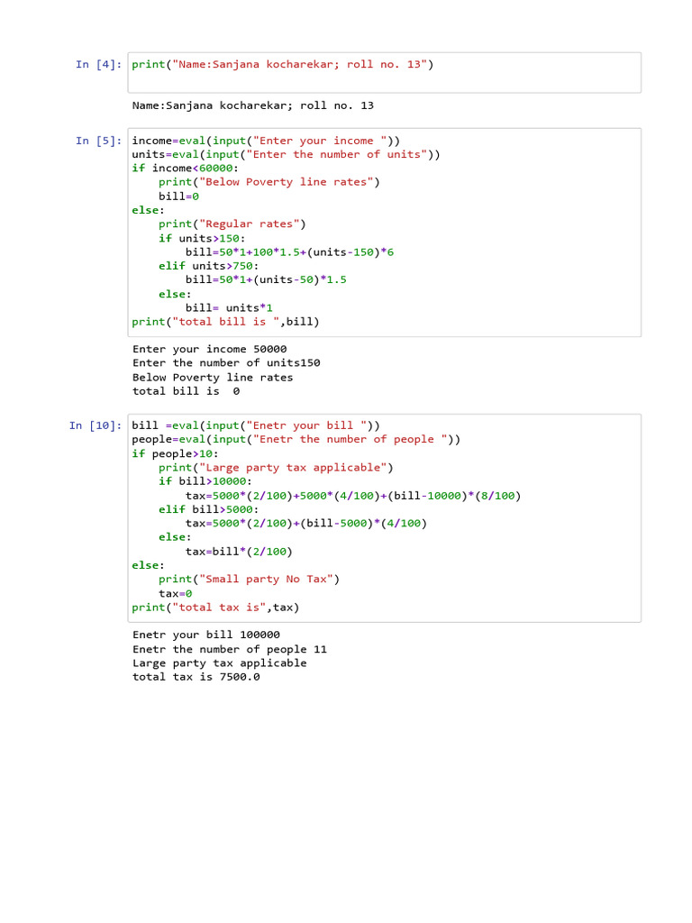 exp3 - Jupyter Notebook | PDF | Taxation | Payments