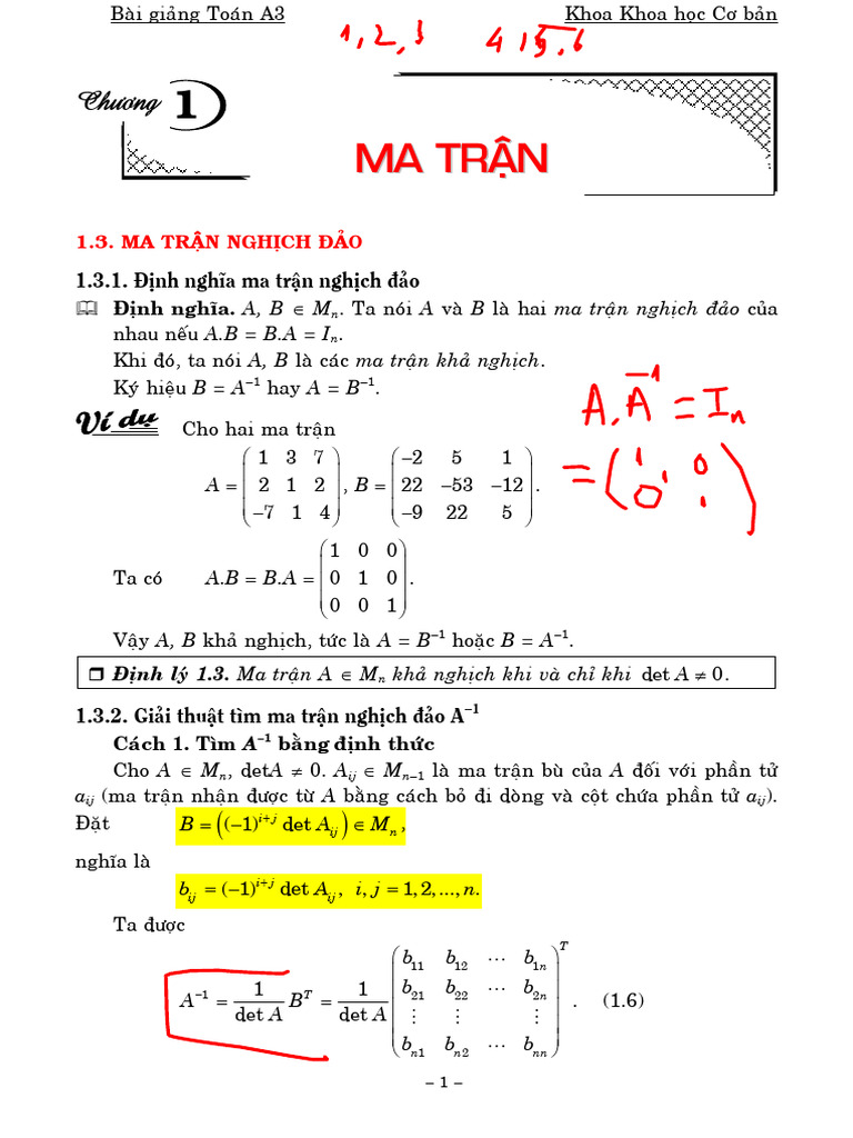 Baigiang Toan A3-C1-tiet 7,8,9 | PDF