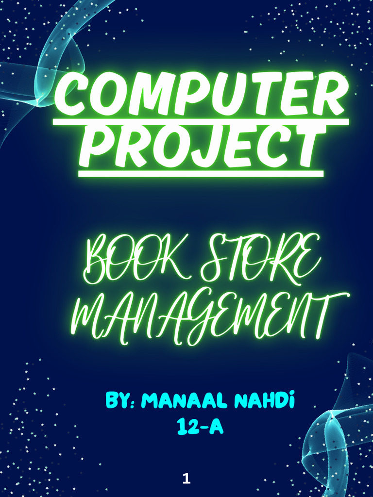 Comp Project Grade 12 (5) | PDF | Books | Databases