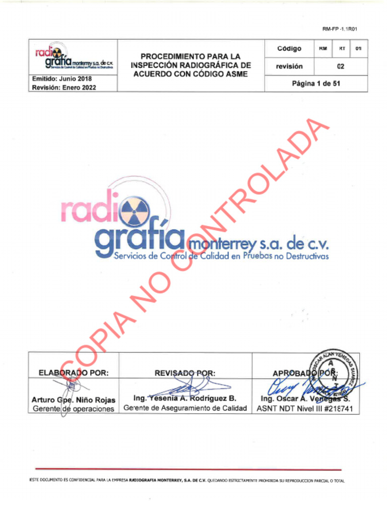 RM-RT-01 Rev 02 | PDF | Soldadura | Construcción