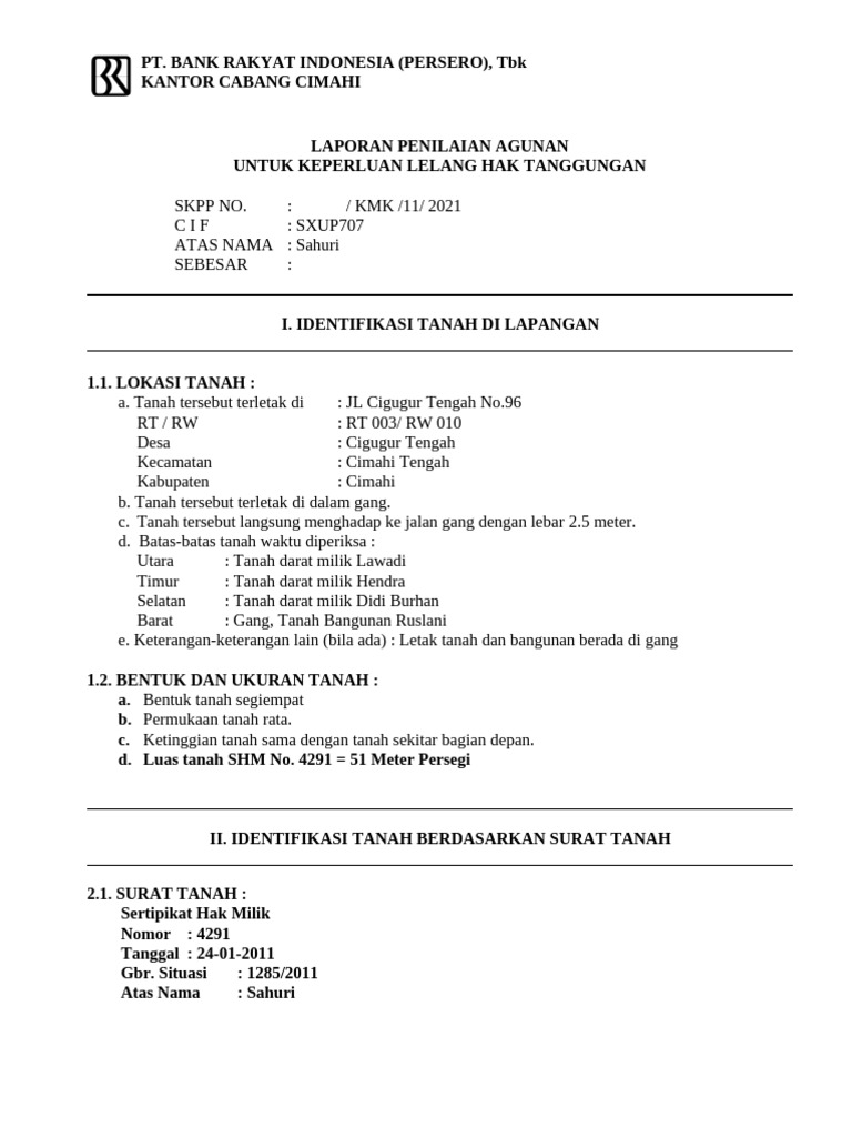 PENILAIAN AGUNAN MBF Sahuri | PDF | Sains & Matematika | Teknologi & Rekayasa