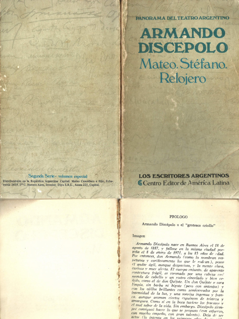 Armando Discepolo - Stefano | PDF