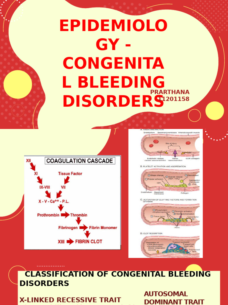 Epidemiology - Congenital Bleeding Disorders | PDF | Haemophilia | Bleeding
