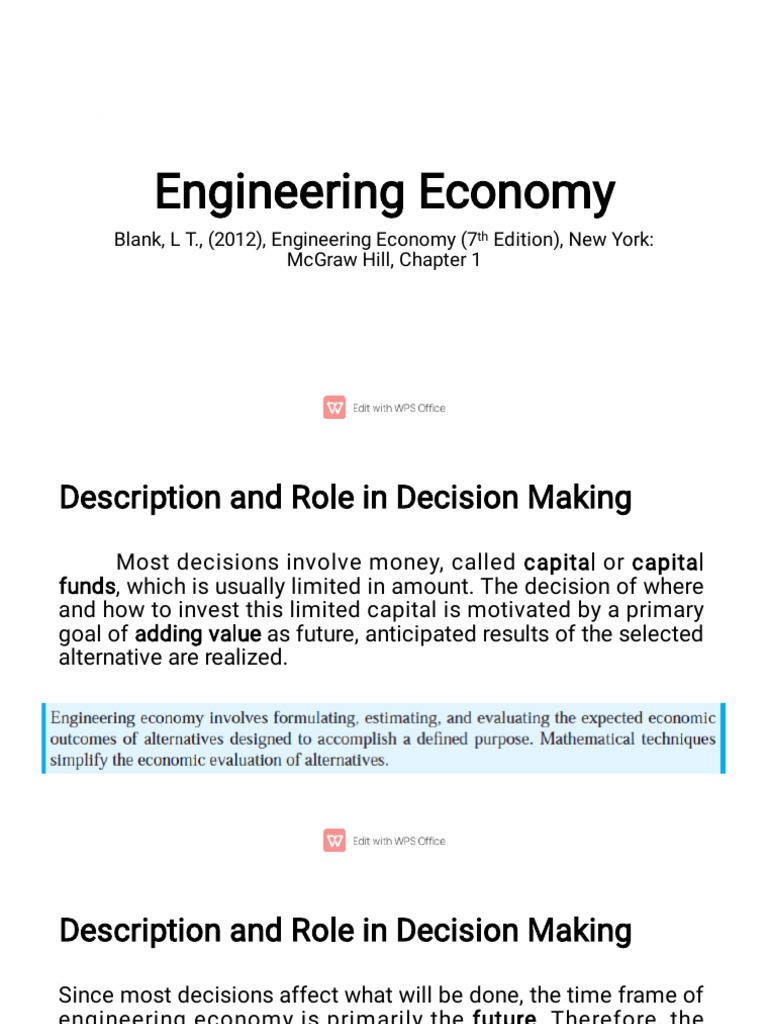 Engineering_Economy | PDF | Depreciation | Interest