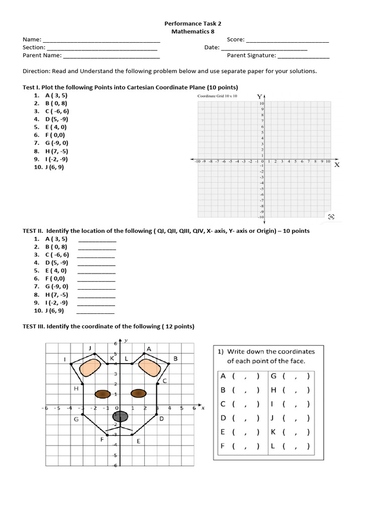 Linear Equations Performance Task | PDF | Equations | Applied Mathematics