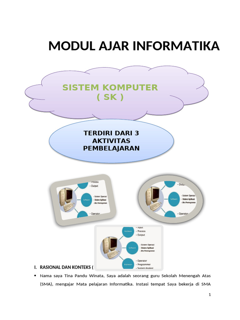 Modul Ajar SK 1-2 | PDF