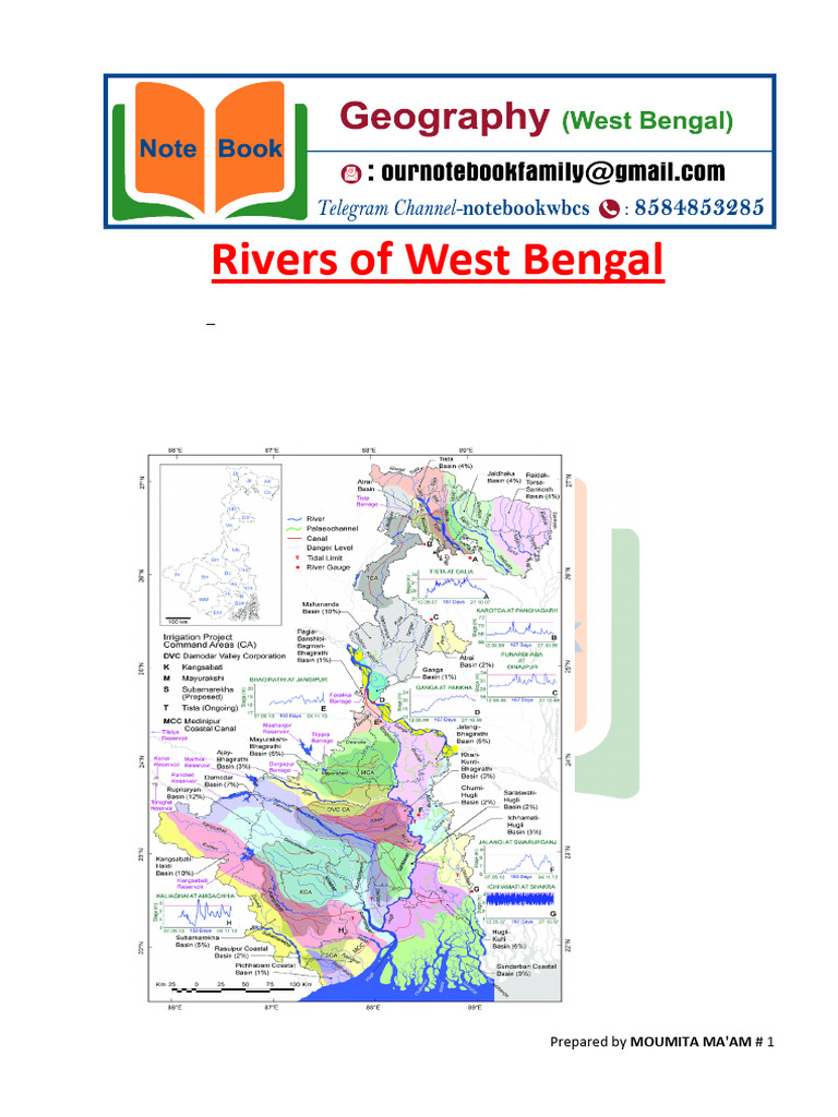 Rivers of West Bengal | PDF | Topography | Landscape
