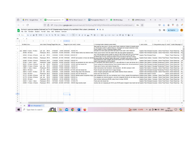 Screenshoot Laporan KP Googleform | PDF