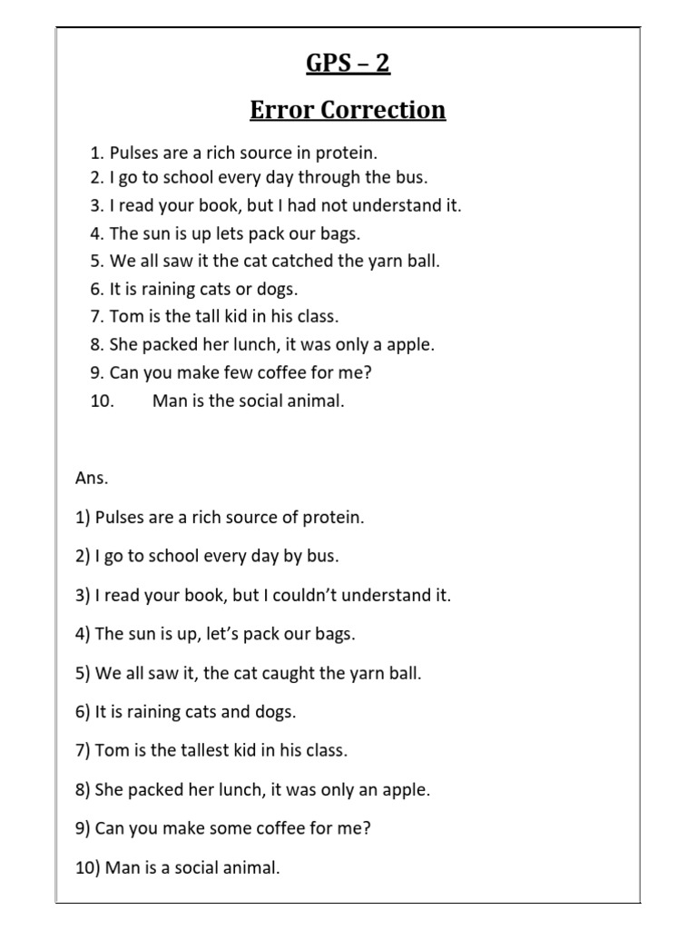 GPS - 2 - Error Correction | PDF