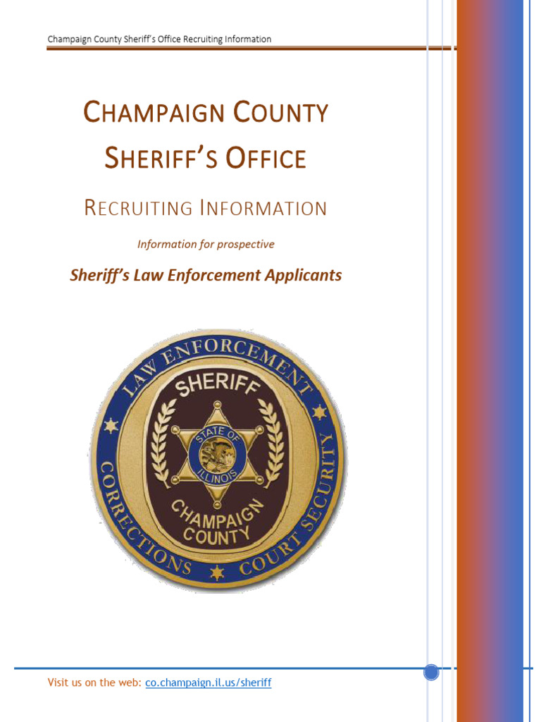 Ccso Le Recruitment Packet | PDF | Sheriffs In The United States | Overtime