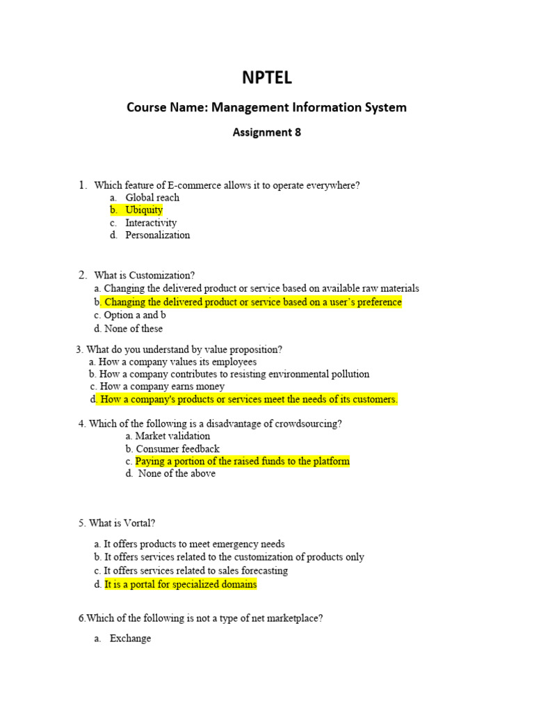 Week 8 | PDF | Business