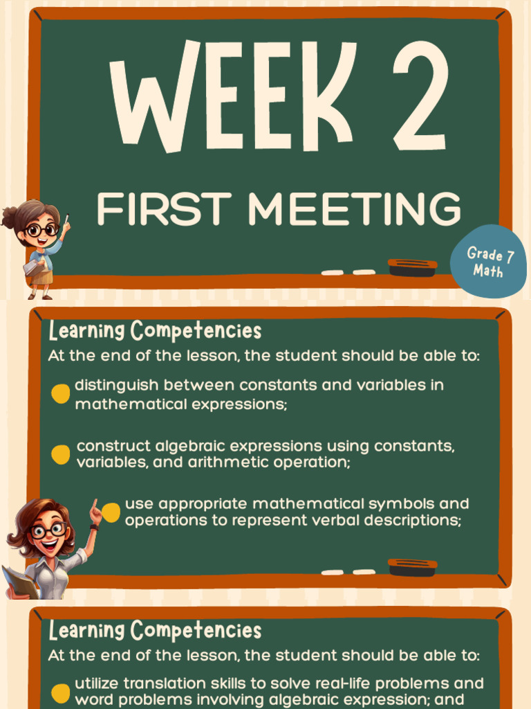 G7 Elementary Algebra 2 Week 2 Science Curriculum | PDF