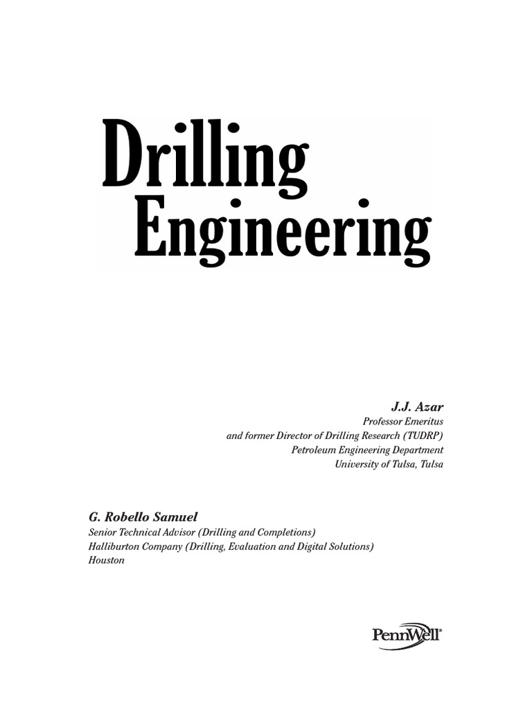 Drilling Engineering TOC Sample | PDF | Oil Well | Casing (Borehole)