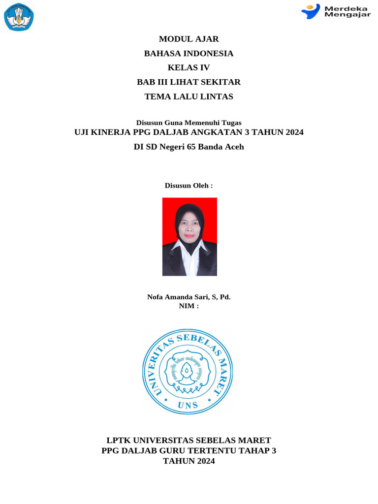 Perangkat Pembelajaran - Nofa Amanda Sari | PDF