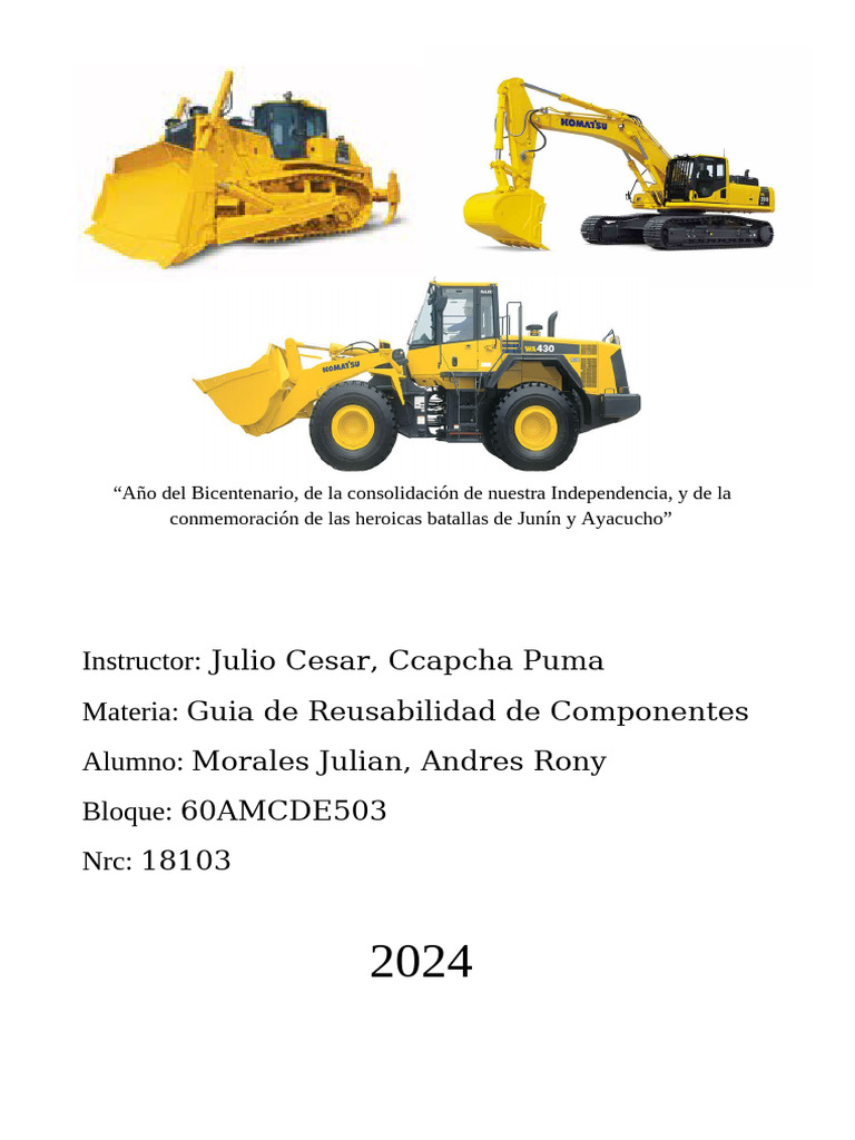 Entregable+01+-+Guia+de+Reusabilidad Andres Morales | PDF | Embrague ...