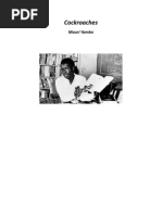 Cockroaches Poem Analysis | PDF | Poetry | Psychology