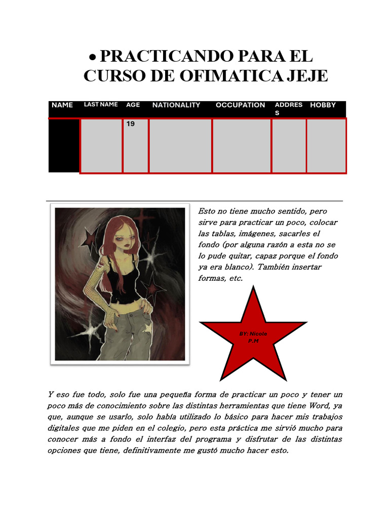 Practicando Ofimática en Word | PDF