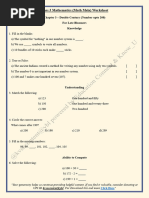 Class 3 Maths Worksheet: Place Value & Operations | PDF | Numbers ...