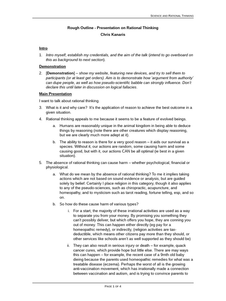 Rational | PDF | Argument | Rationality