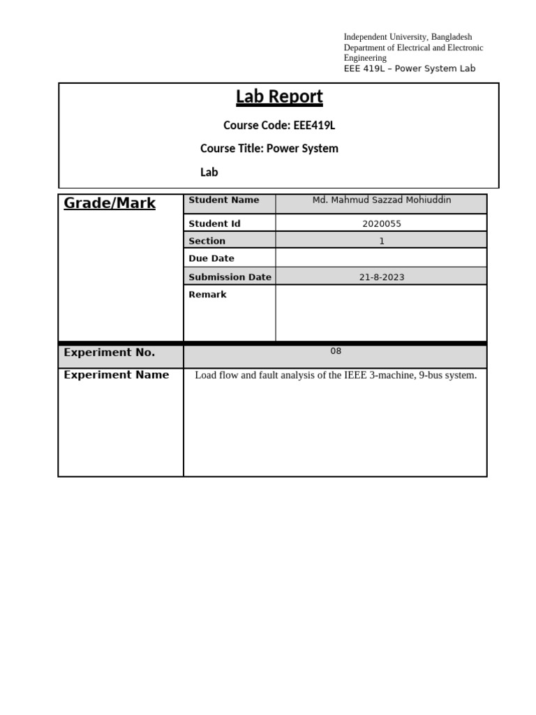 Eee419l Lab08-2 | PDF | Science & Mathematics