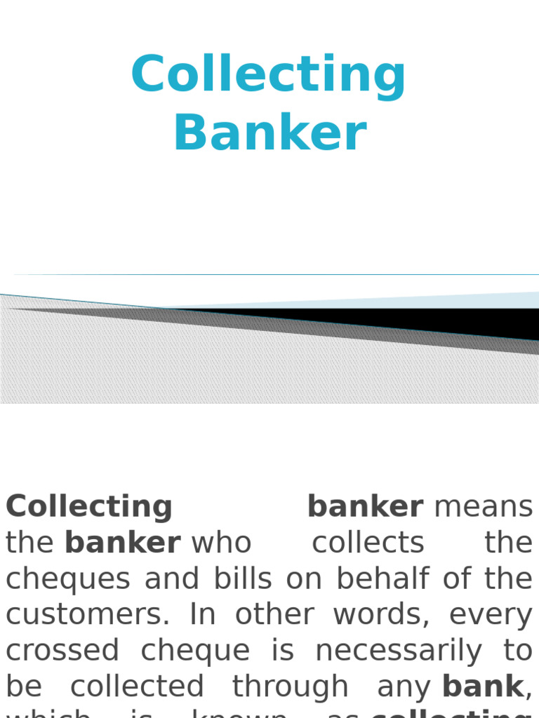 Collecting Banker | PDF