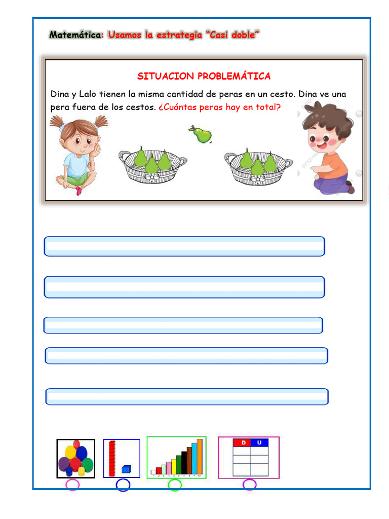 Estrategias de Doble y Mitad en Matemáticas | PDF