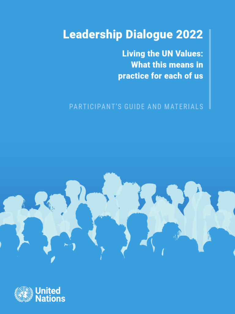 11.1 Leadership Dialogue 2022 - extract | PDF | Humility | Social ...